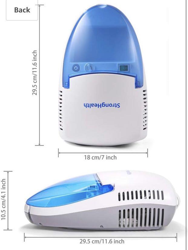 StrongHealth Compressor Nebulizer machine System Compact Vaporizer Cool ...