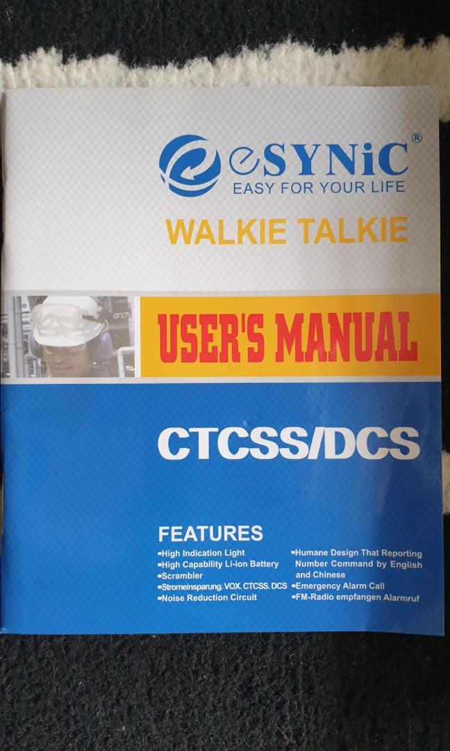 Synic walkie talkie, Mobile Phones & Gadgets, Walkie-Talkie on Carousell