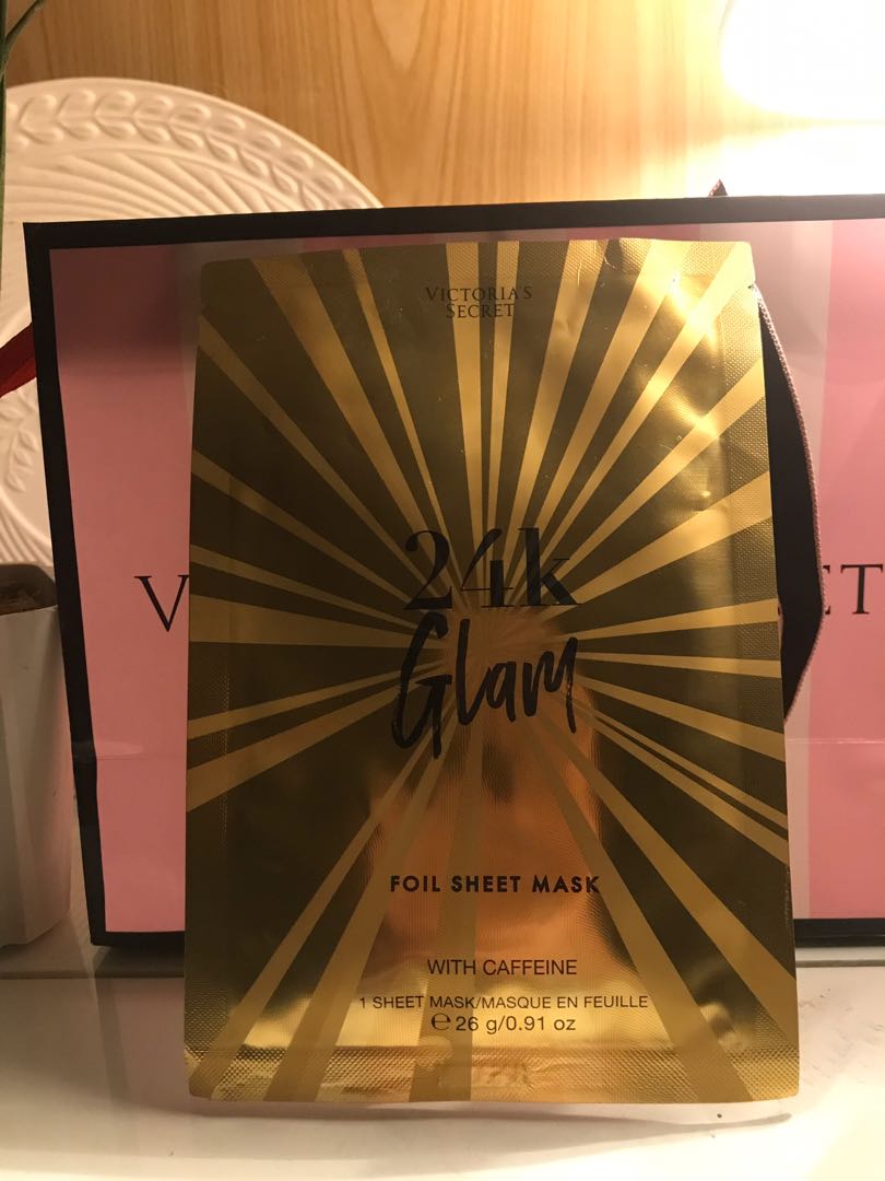 Victorias Secret facial sheet mask, Beauty & Personal Care, Face, Face ...