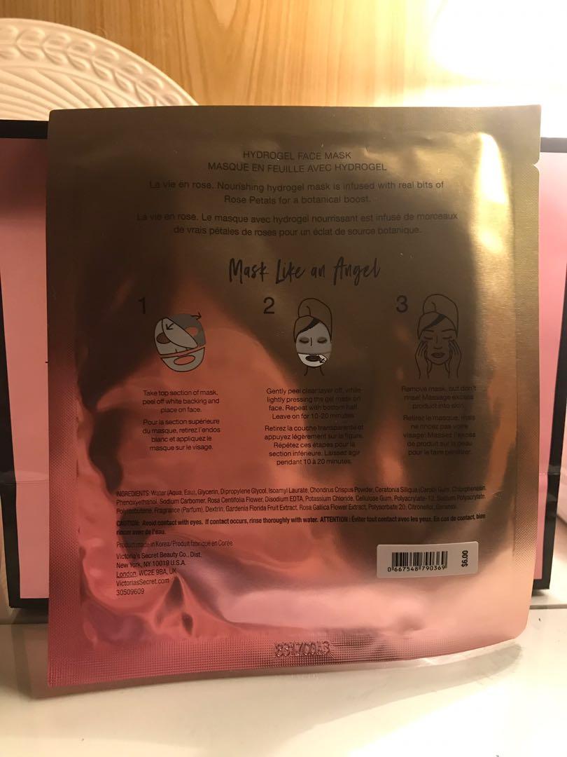 Victorias Secret facial sheet mask, Beauty & Personal Care, Face, Face ...