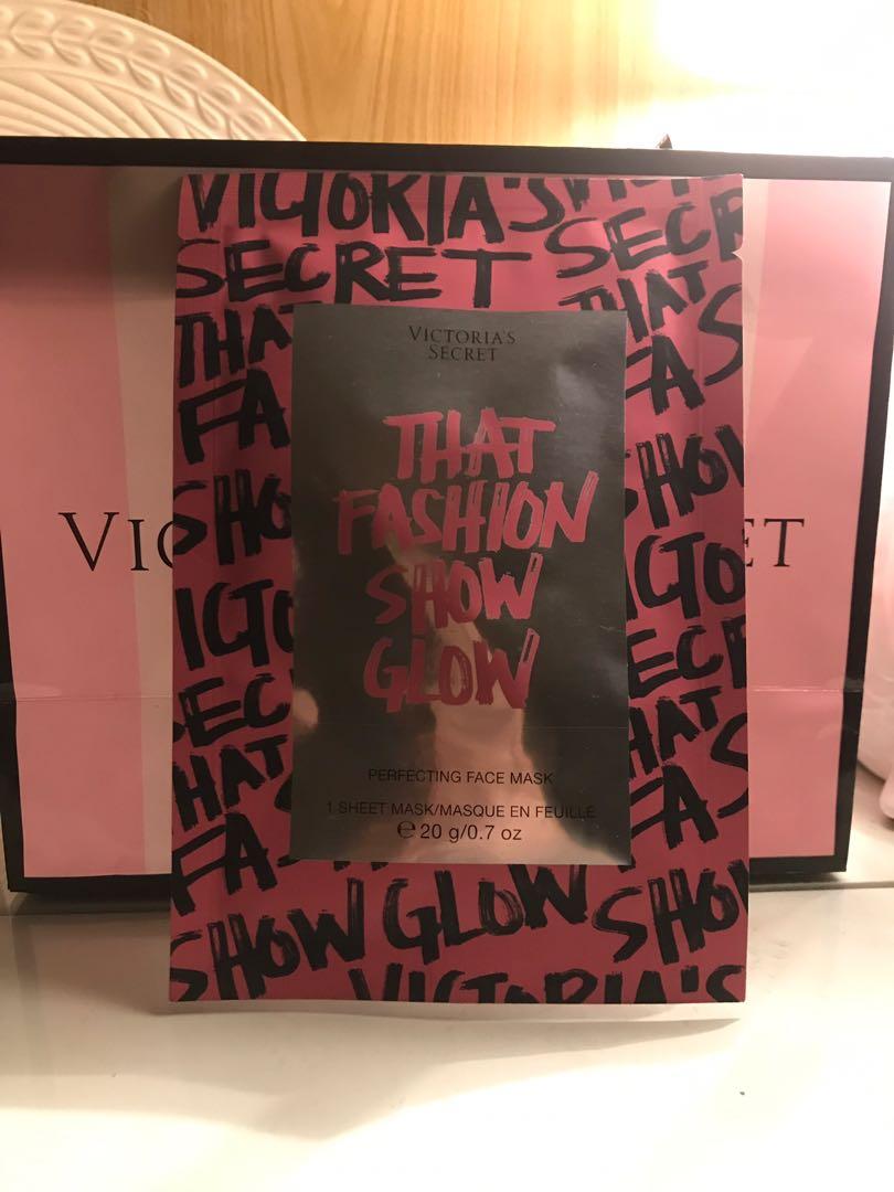 Victorias Secret facial sheet mask, Beauty & Personal Care, Face, Face ...