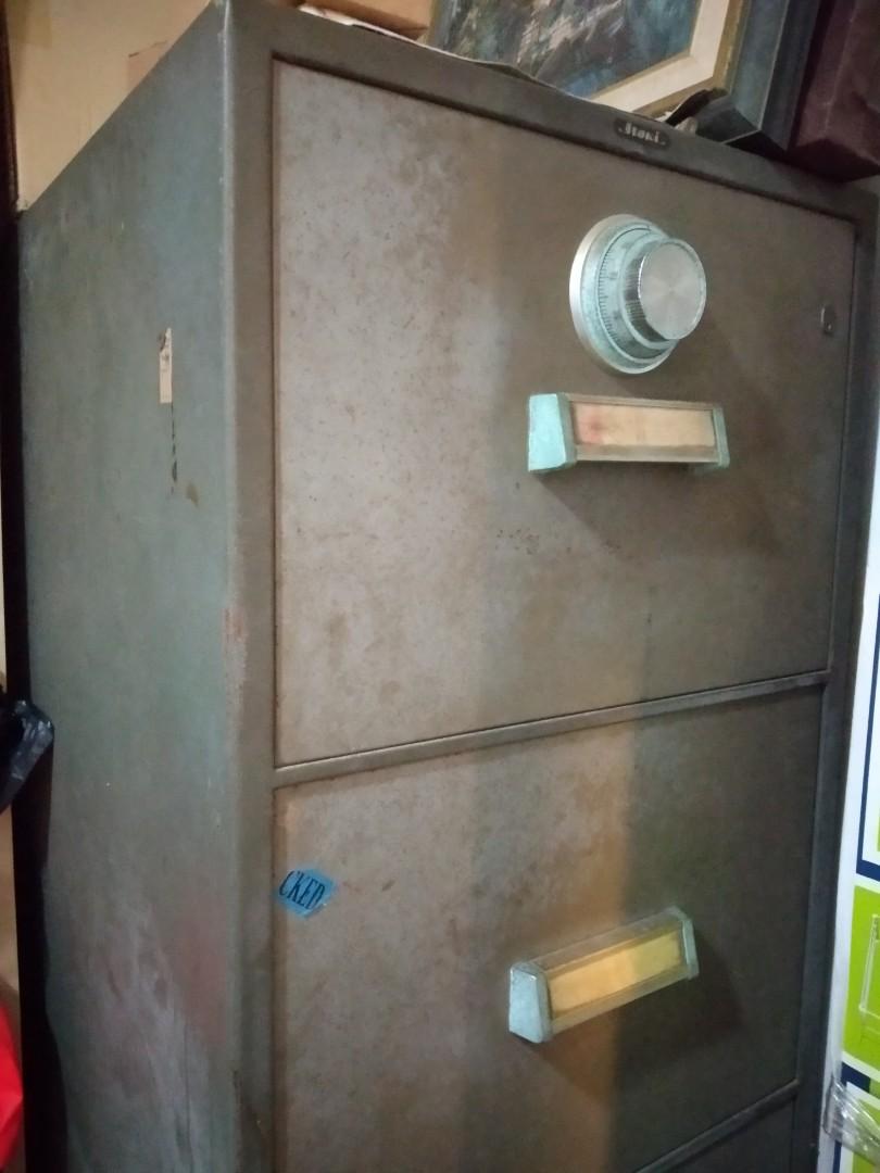 Vintage Itoki Office Safe, Everything Else on Carousell