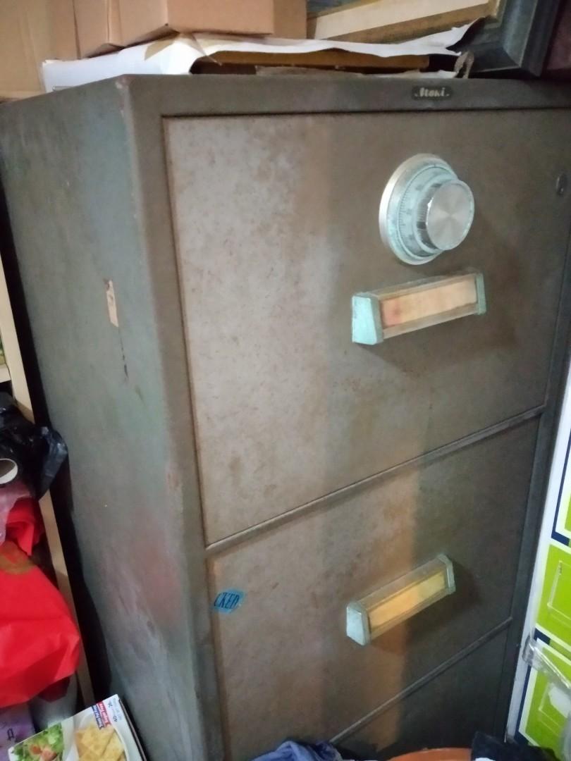 Vintage Itoki Office Safe, Everything Else on Carousell