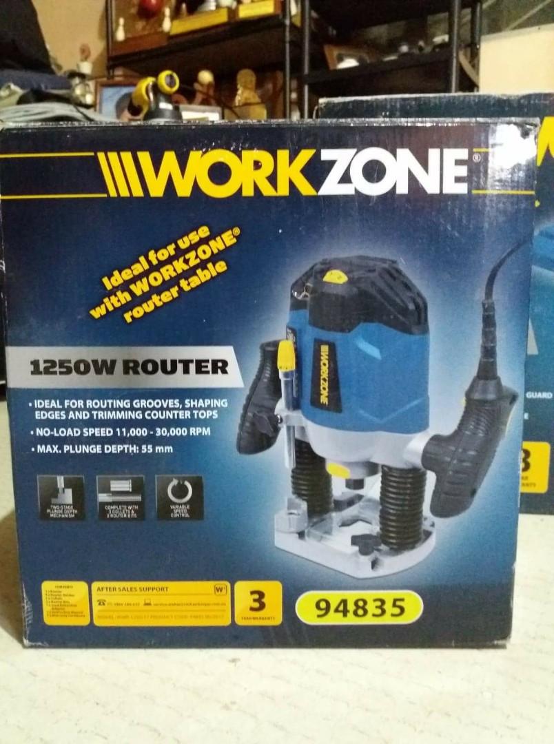 Workzone plunge router and plunge router table combo - brand new ...