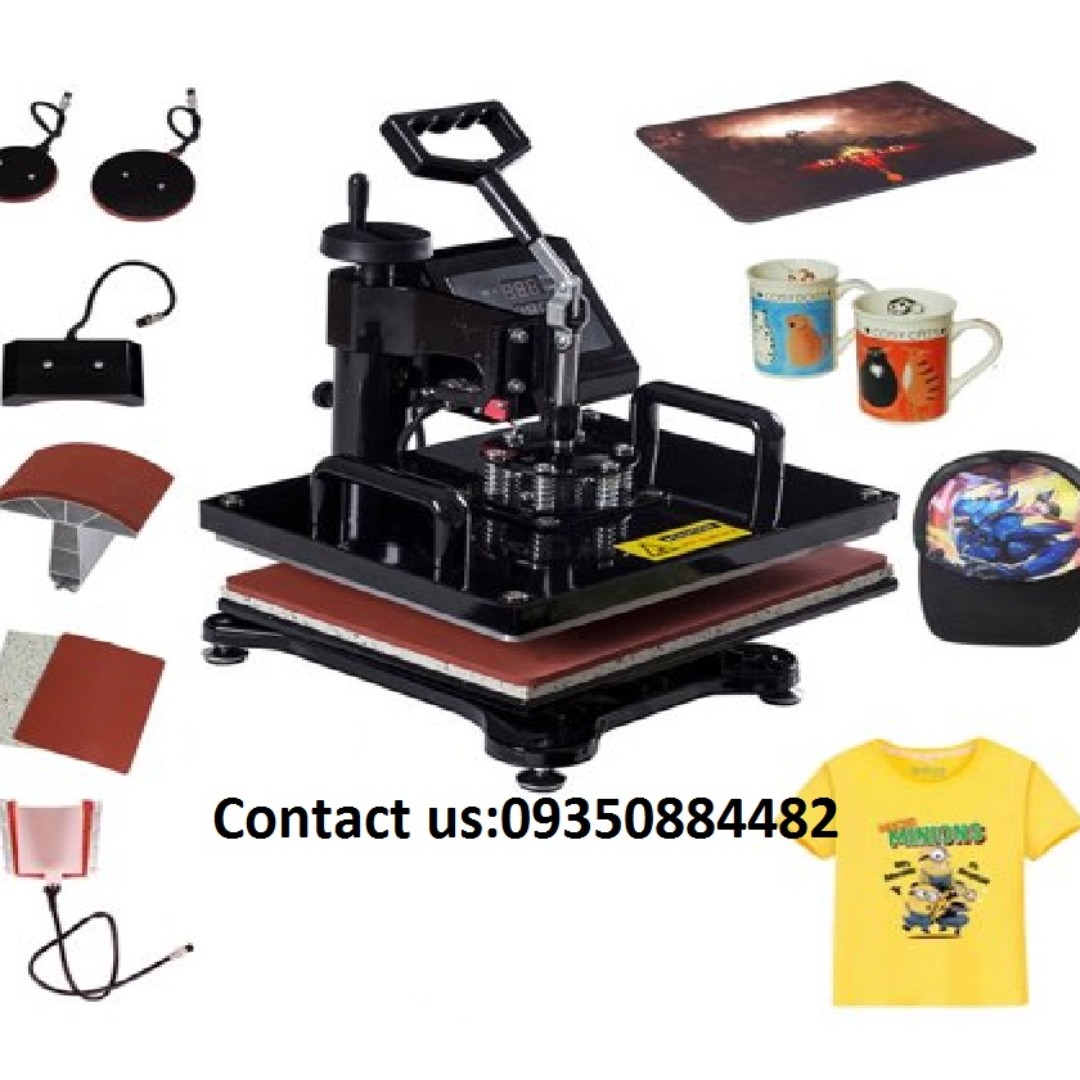 6 IN 1 CUYI HEAT PRESS MACHINE, Furniture & Home Living, Home ...