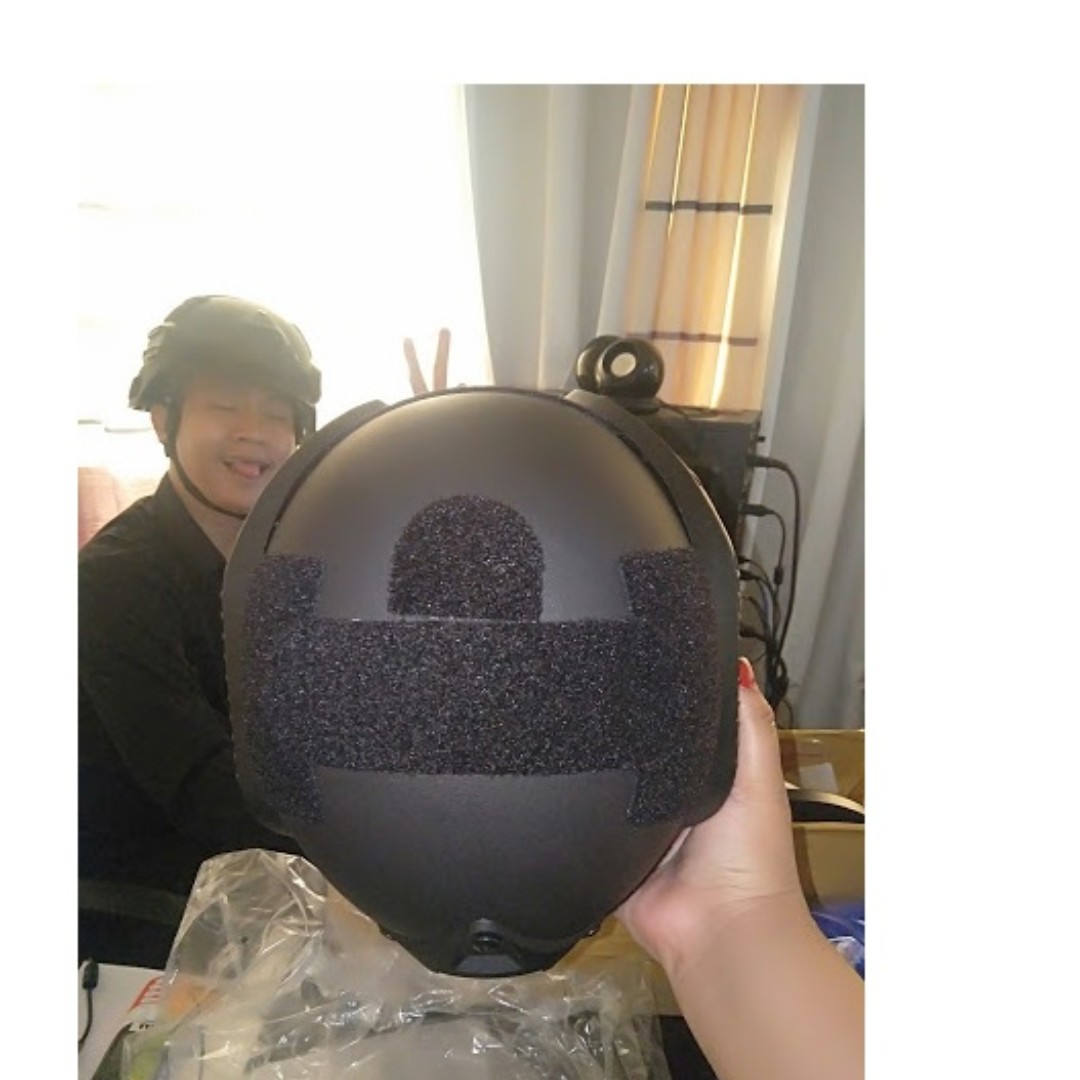 ANTI RIOT POLICE HELMET, Furniture & Home Living, Security & Locks ...