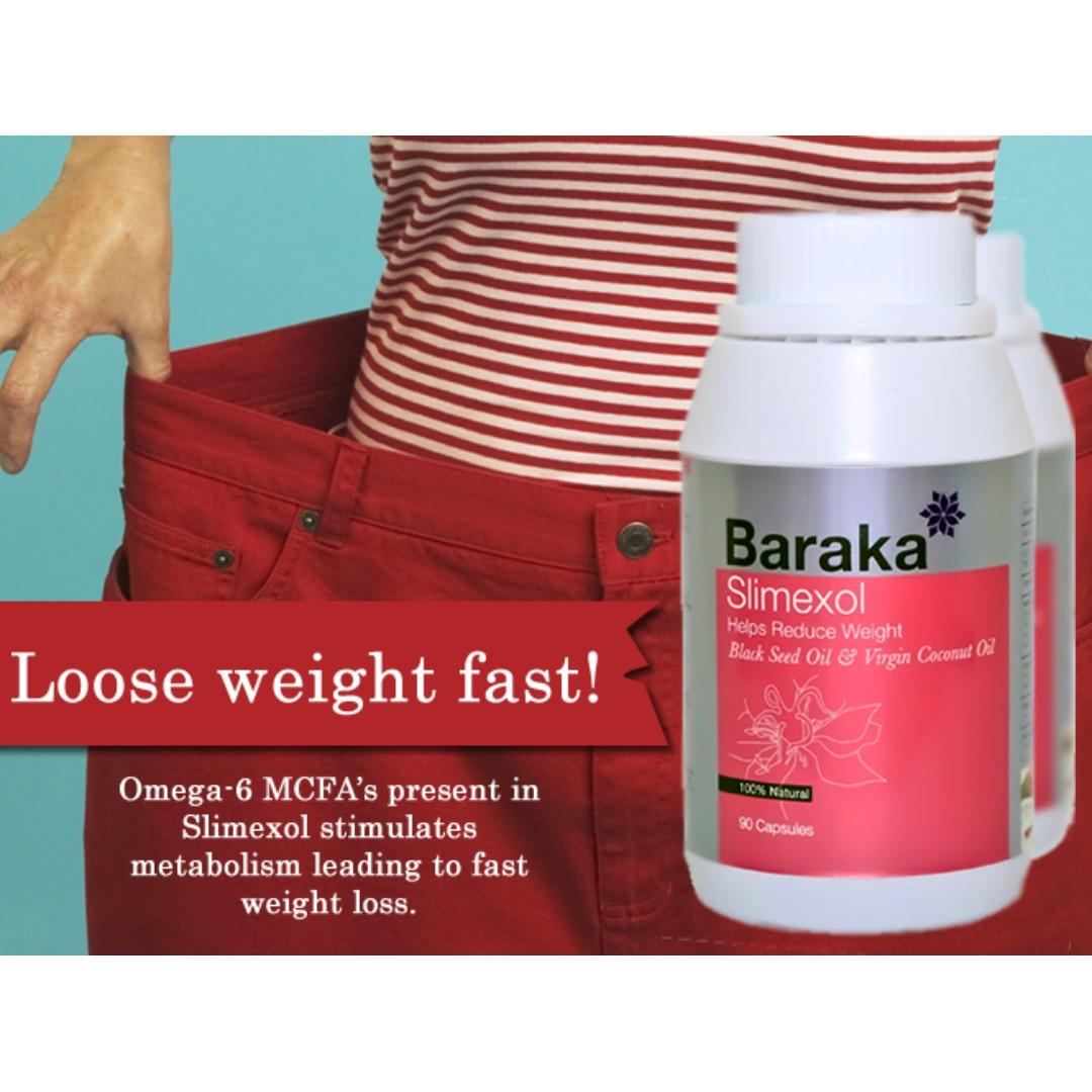 Fast Weight Reduction Baraka Slimexol 90 Capsules 100% Natural, Health ...