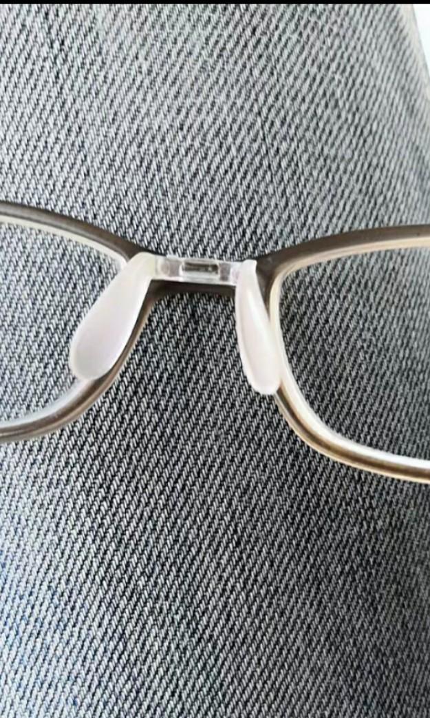 Anti Slip Silicon Spectacle / Spec Nose Support Replacement Pads ...