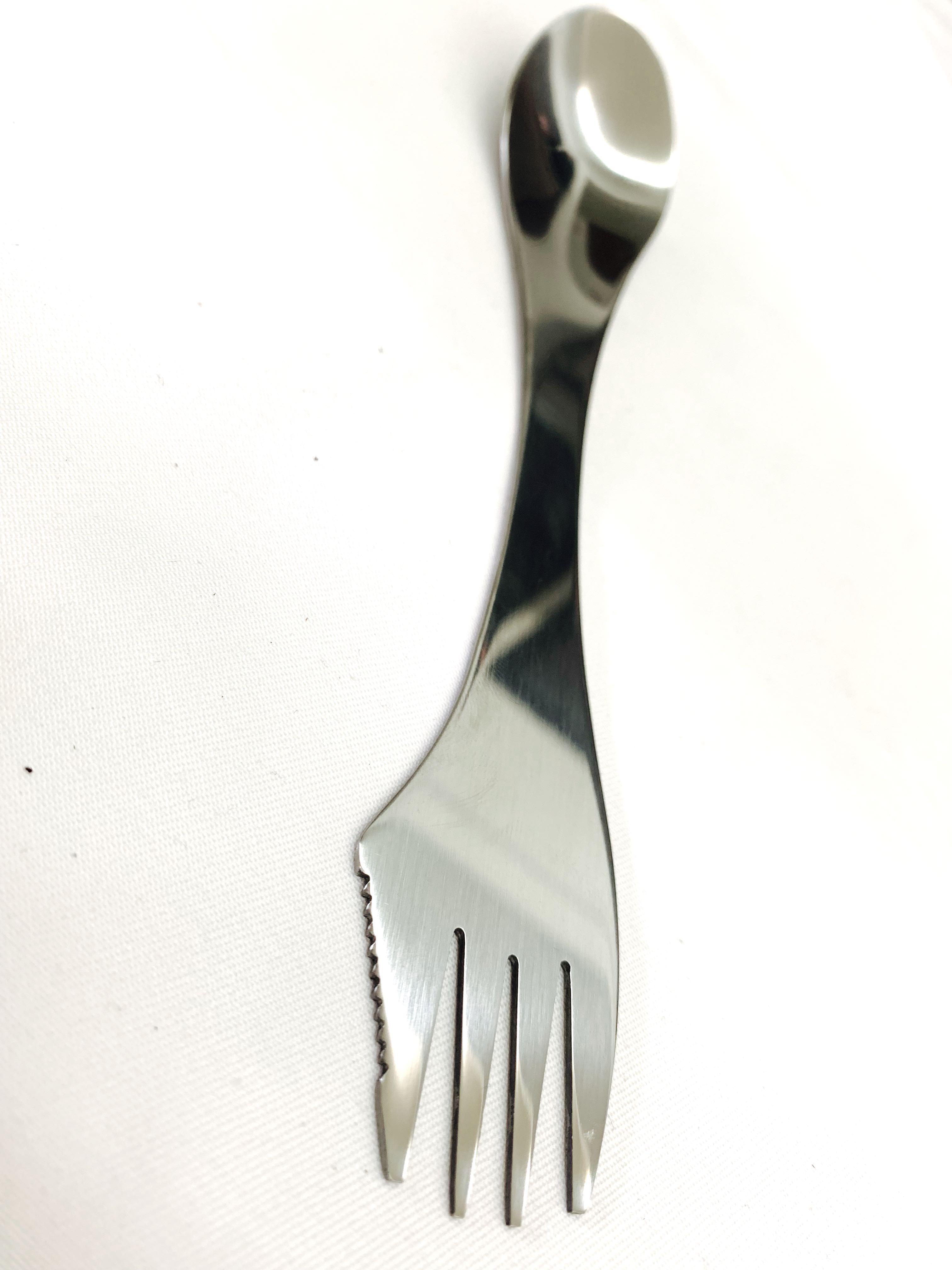 Brand New 3 In 1 Functional Outdoor Ultralight Stainless Steel Spork ...