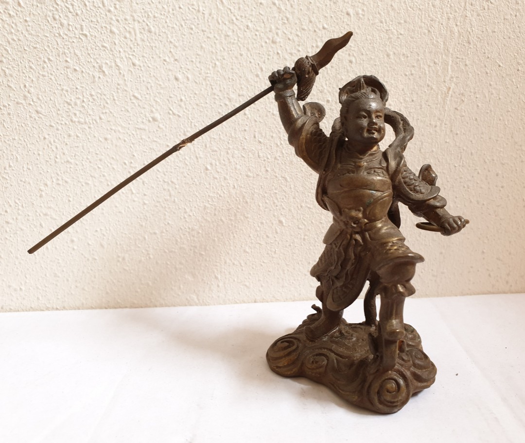 Bronze Statues of Nezha & Monkey Riding A Horse, Hobbies & Toys ...