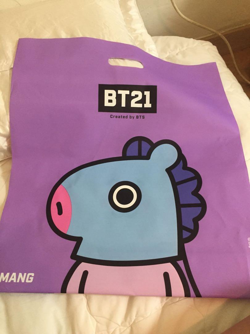 BT21 plastic bags, Hobbies & Toys, Memorabilia & Collectibles, K-Wave ...