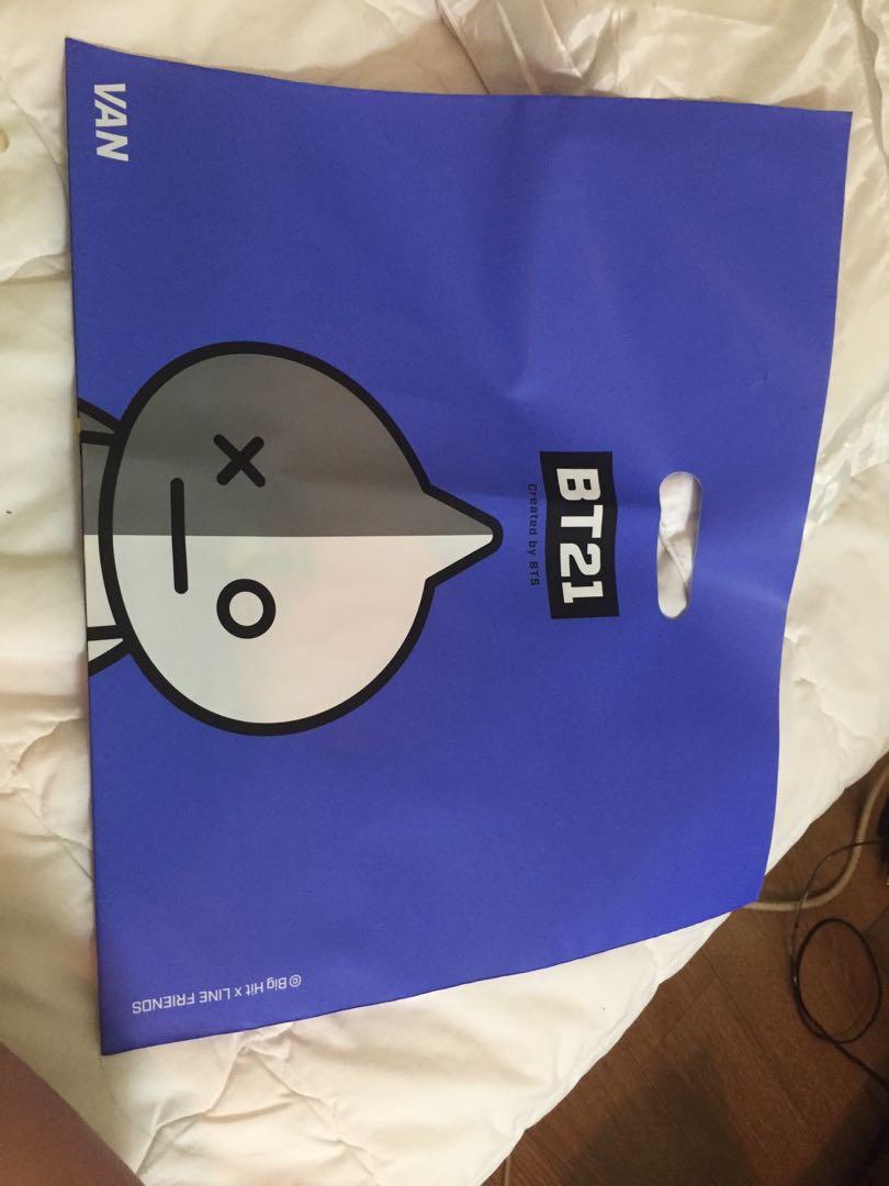 BT21 plastic bags, Hobbies & Toys, Memorabilia & Collectibles, K-Wave ...
