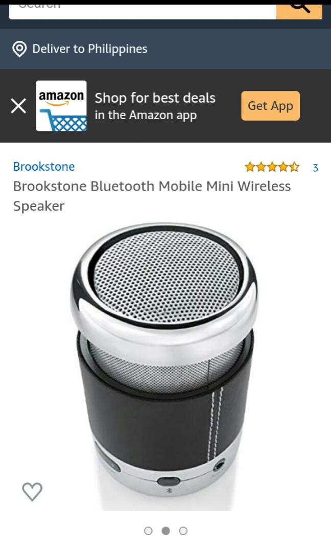 Buy 1 take 1 Brookstone Bluetooth Speaker free Miniso Power Bank, Audio ...