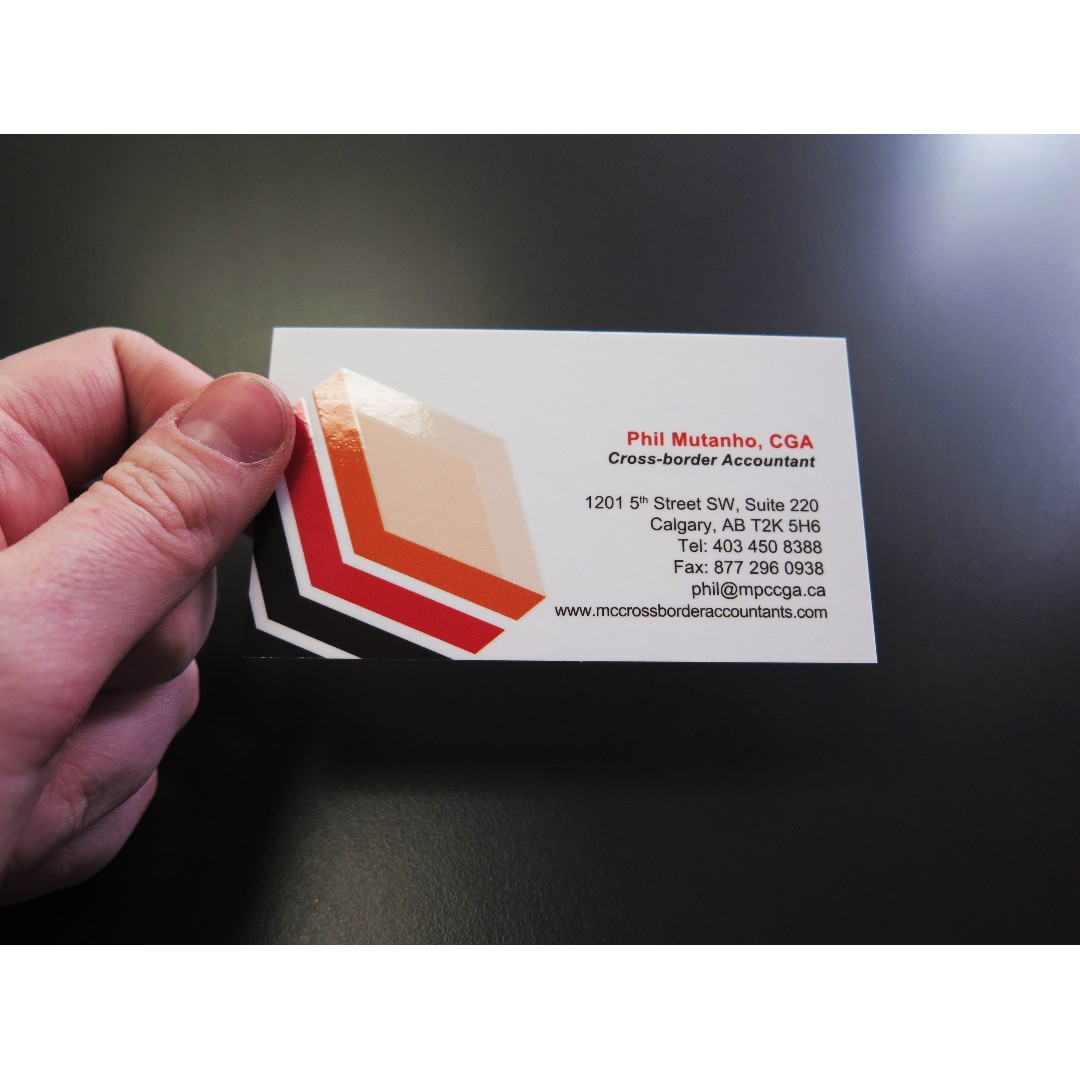 Calling Cards Spot UV Matte Laminated Quality Printing Manila Embossed ...