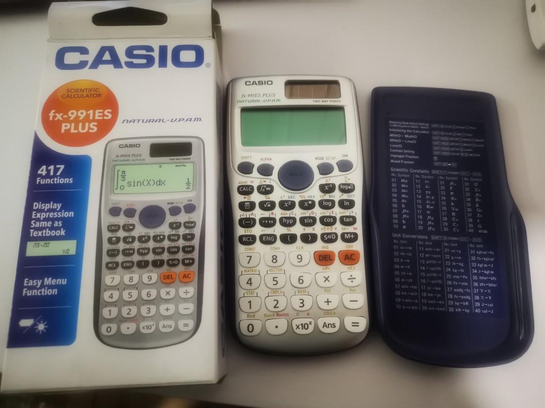 Casio Scientific Calculator FX-991ES PLUS, Hobbies & Toys, Stationery ...
