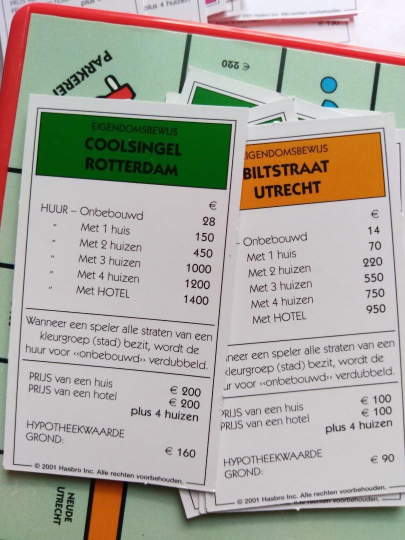 Compact Monopoly (Dutch), Hobbies & Toys, Toys & Games on Carousell