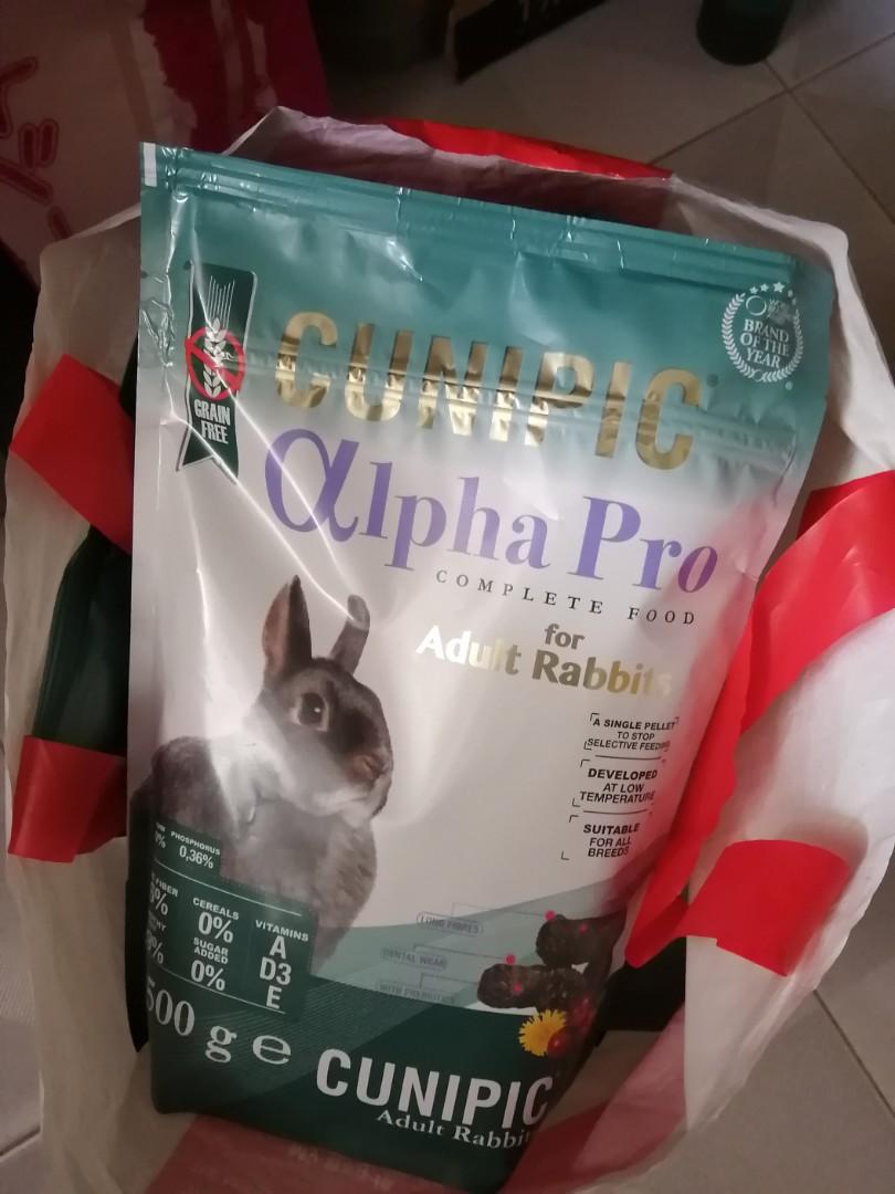 Cunipic Alpha Pro Adult Rabbit Pellets Food, Pet Supplies, Pet Food on Carousell