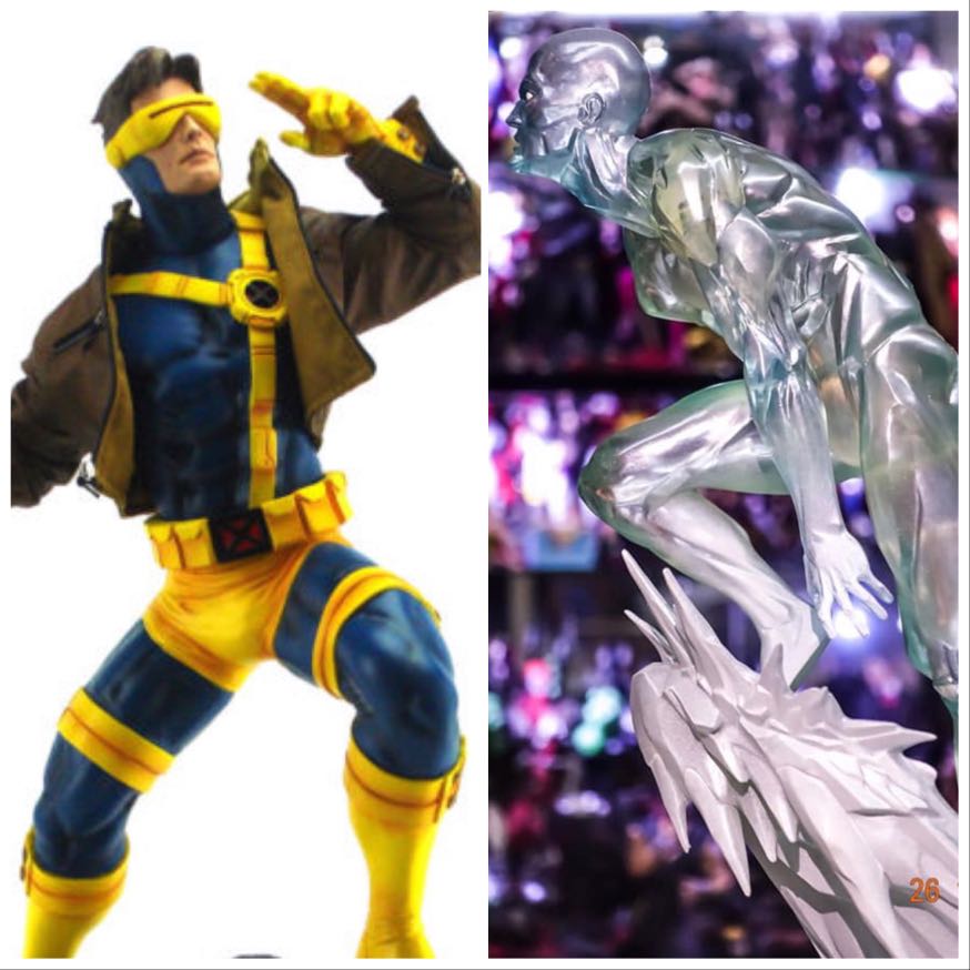 Cyclops and iceman set ( sideshow prime 1 dam toys xm marvel avengers ...