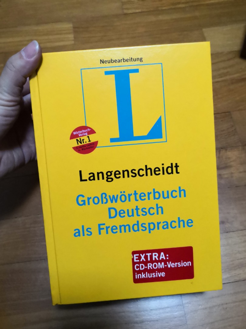 Dictionary Langenscheidt GERMAN Grosswoerterbuch Deutsch als Fremdsprache, Books & Stationery ...