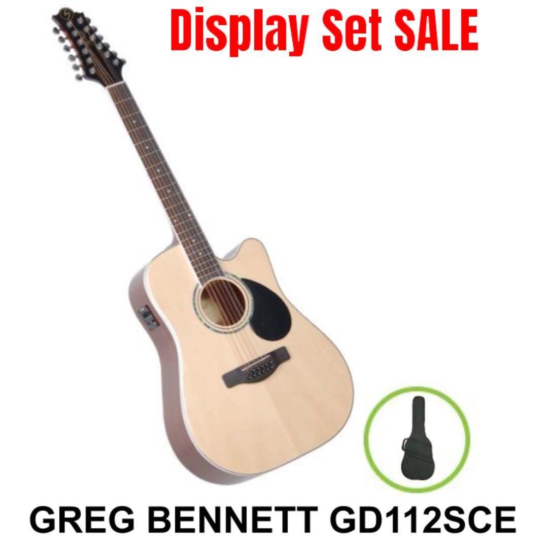 Greg Bennett 12-string Acoustic-Electric Guitar GD112SCE, Hobbies ...