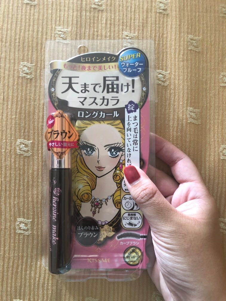 Heroine Make Kiss Me Long & Curl Mascara (Brown), Beauty & Personal ...