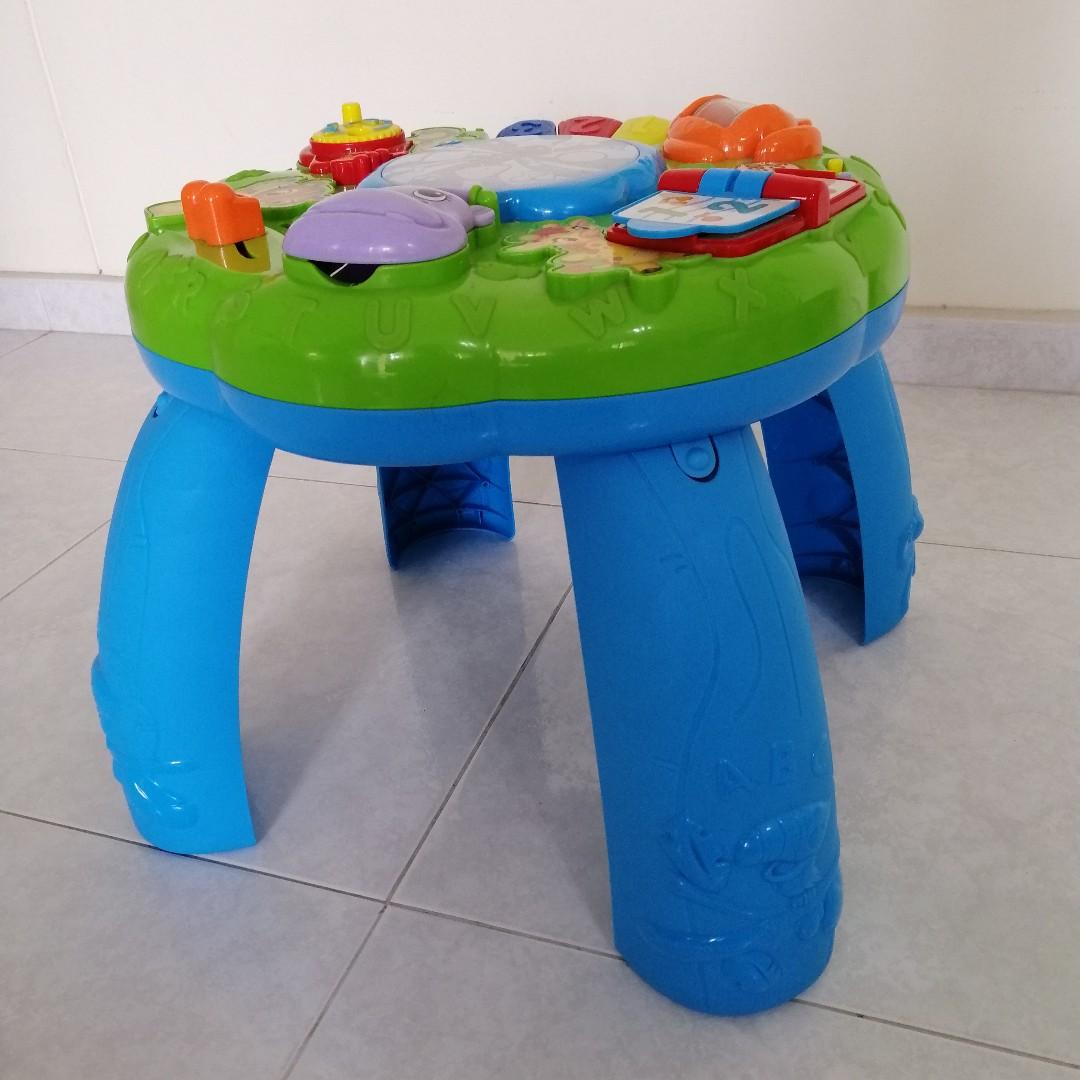 LeapFrog Animal Adventure Learning Table, Hobbies & Toys, Toys & Games ...
