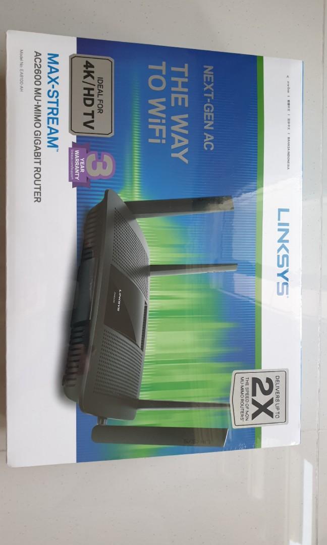 Linksys Max Stream Ac Mu Mimo Computers Tech Parts Accessories Networking On Carousell