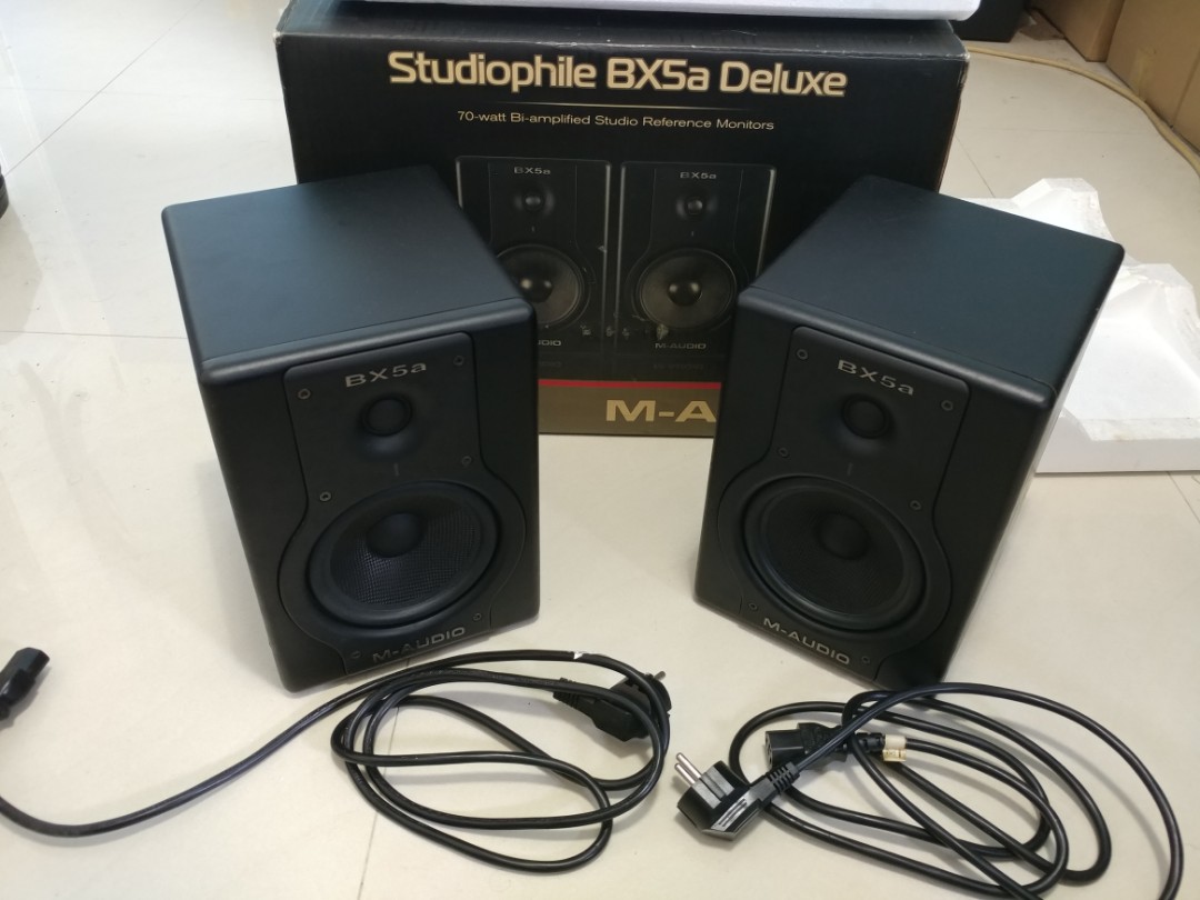 M-Audio Studiophile MX5a studio monitors, Audio on Carousell