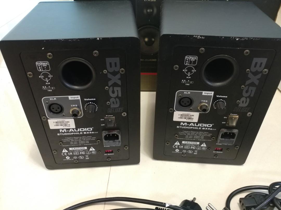 M-Audio Studiophile MX5a studio monitors, Audio on Carousell