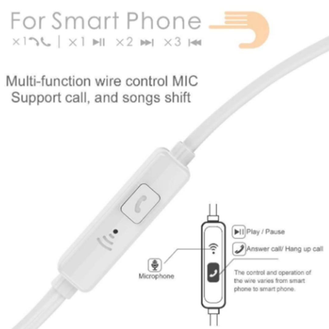 MISOO Stereo Music Earphones, Audio, Earphones on Carousell