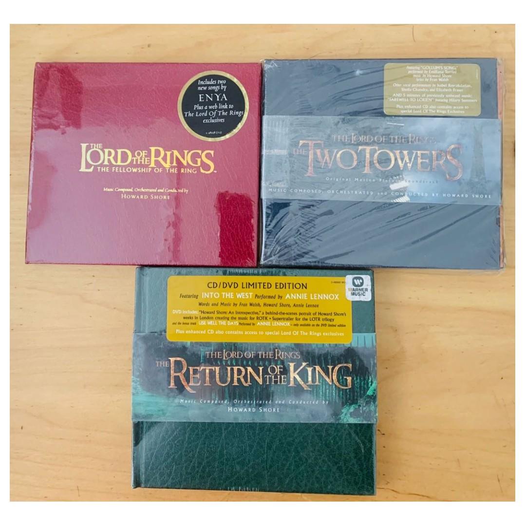 [Lord of the Rings] Trilogy Movie Soundtrack Limited Edition CD (with ...