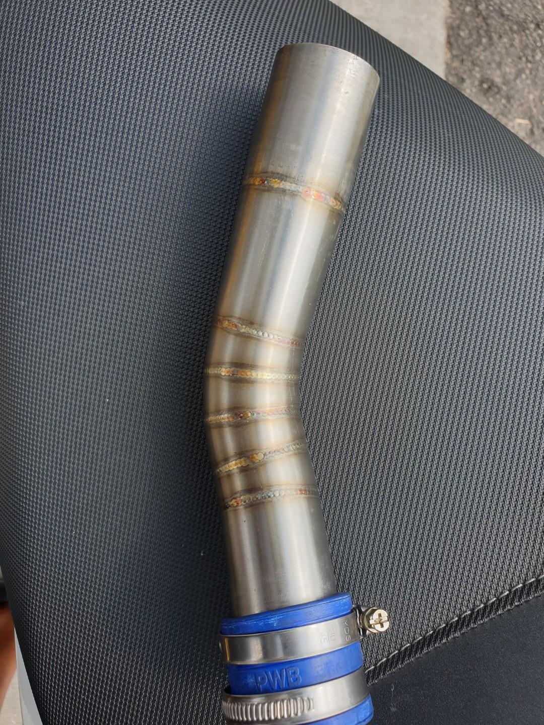 NEW Stainless Steel Air Intake Pipe ( AEROX ), Motorcycles, Motorcycle ...