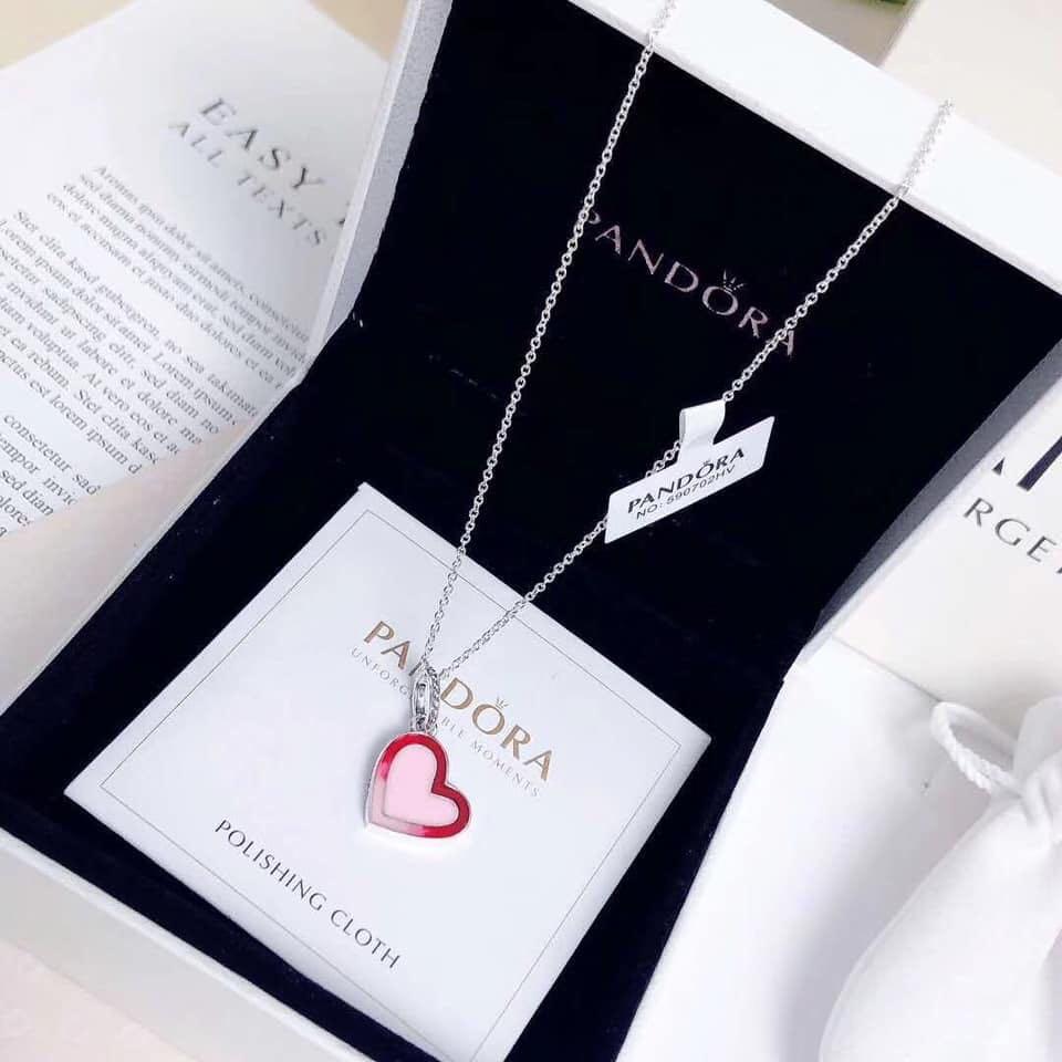Pandora Heart Necklace Charms, Women's Fashion, Jewelry & Organizers ...