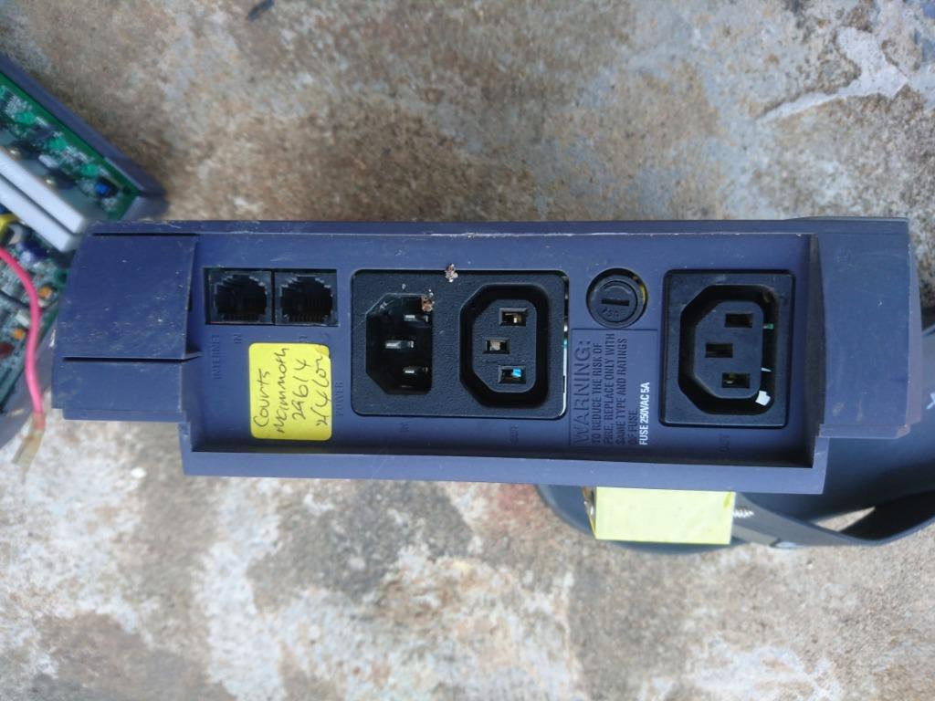 PK electronics uninterruptible UPS emergency 600VA power backup supply ...