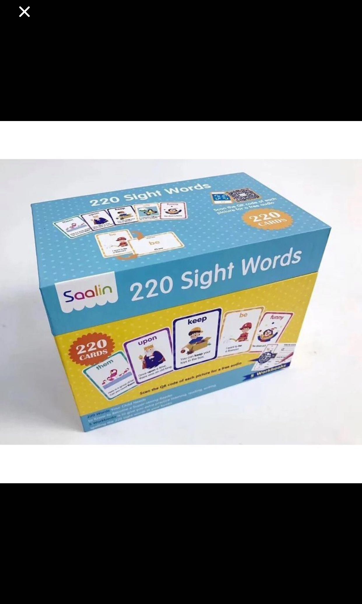 Saalin 220 sight words flash cards with practice books, Everything Else ...