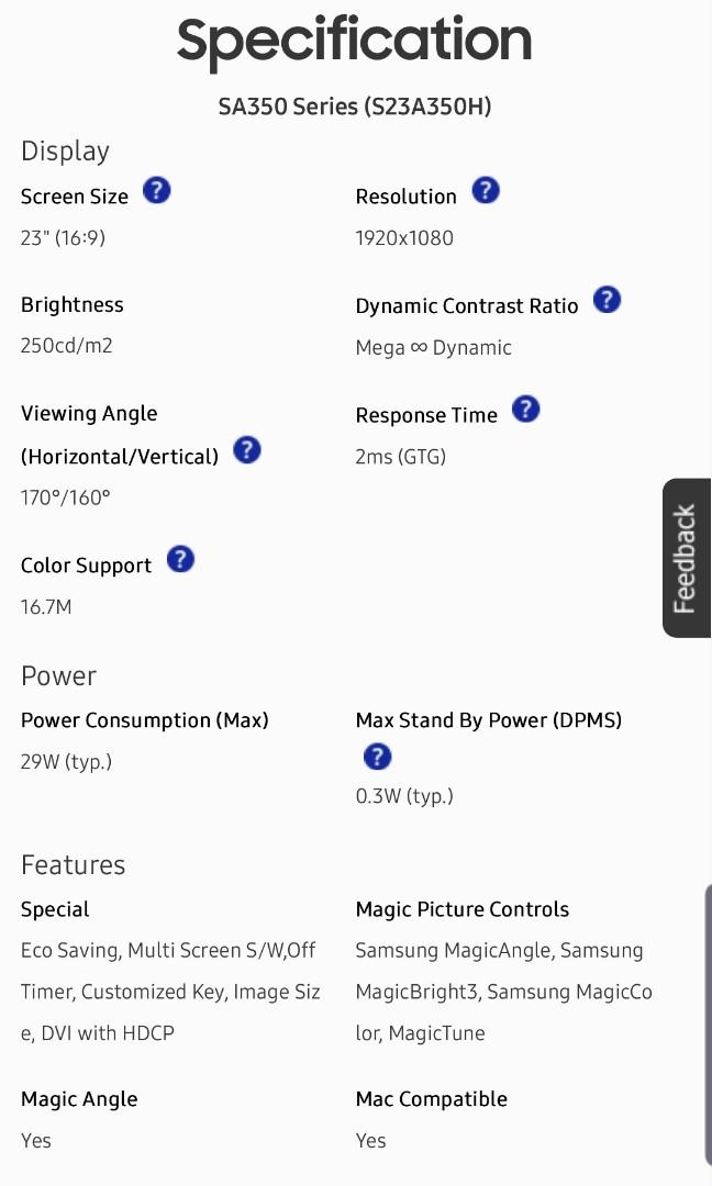 Samsung SyncMaster SA350 (Perfectly negotiable), Computers & Tech ...