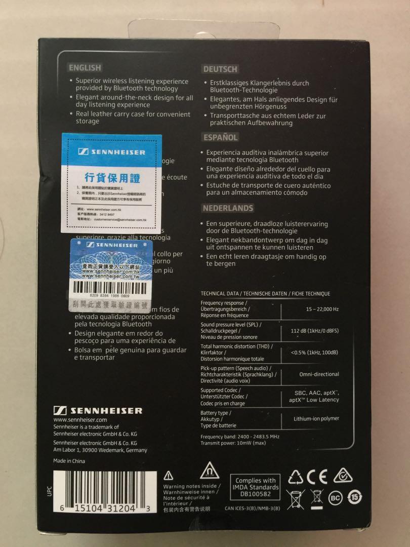 Sennheiser MOMENTUM FREE In Ear Wireless ( M2 IEBT SW), Audio ...