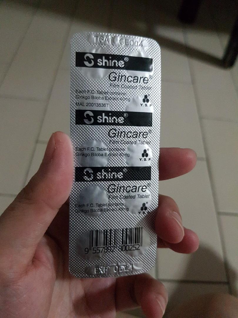 Shine Gincare Film Coated Tablet 40mg, Everything Else on Carousell