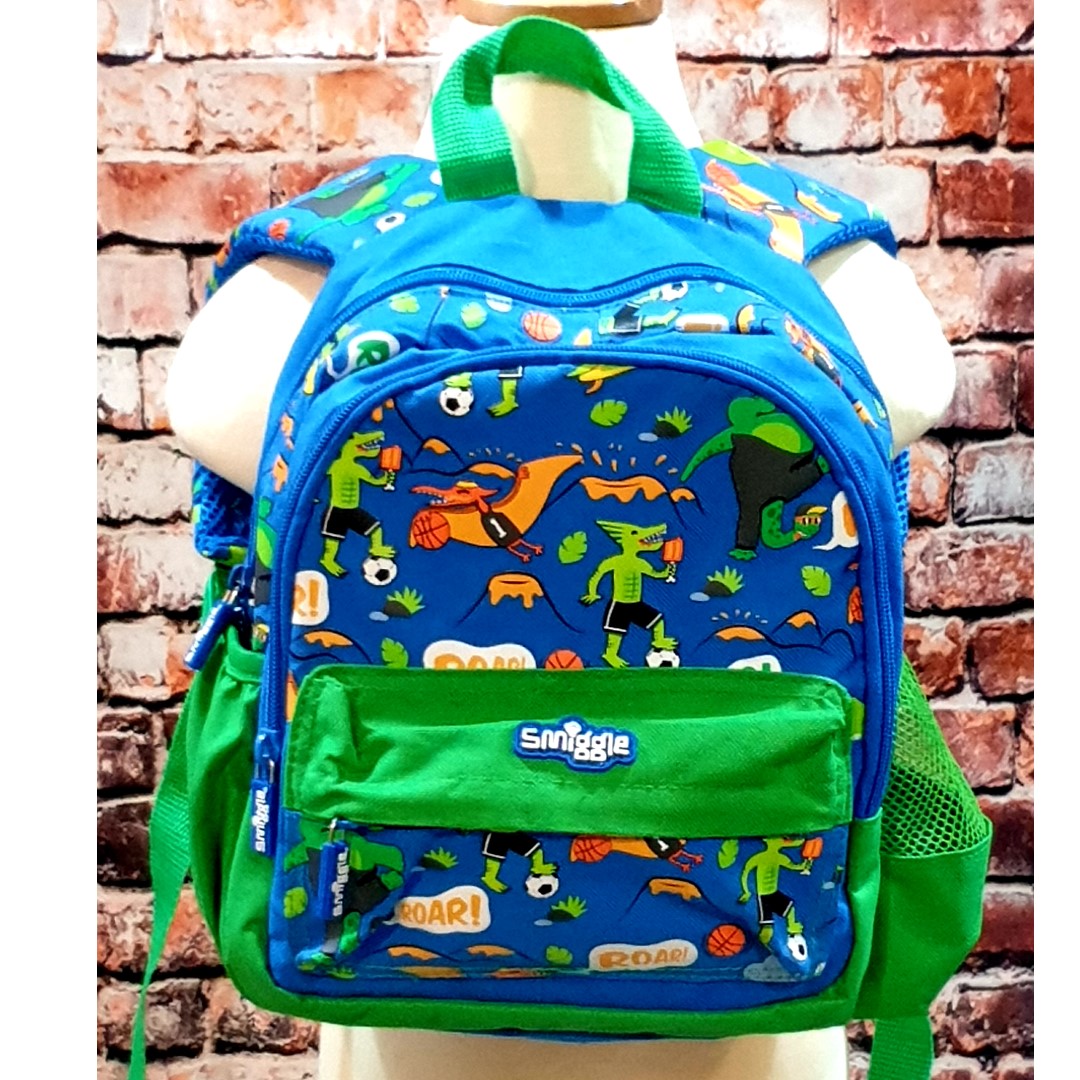 SMIGGLE Teeny Tiny Backpack, Dinosaur, Babies & Kids, Going Out, Diaper ...