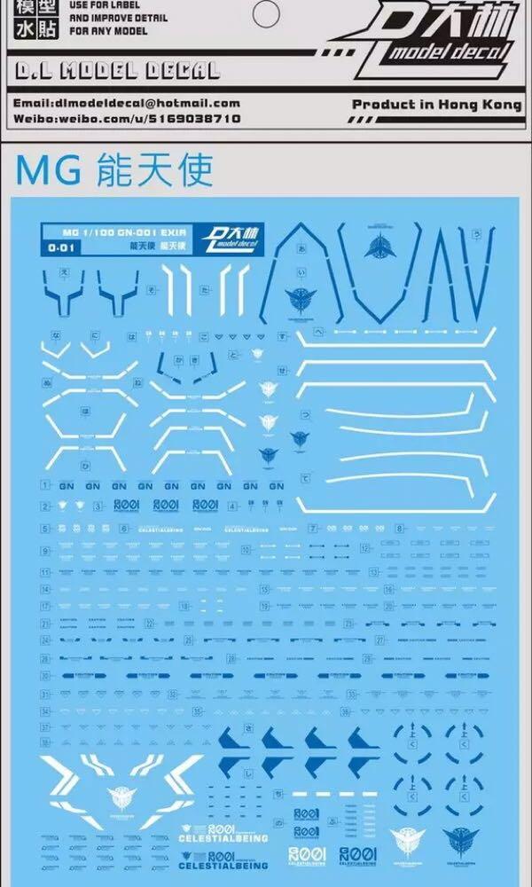 UC Mastergrade Gundam Generic Decal, Hobbies & Toys, Toys & Games on ...