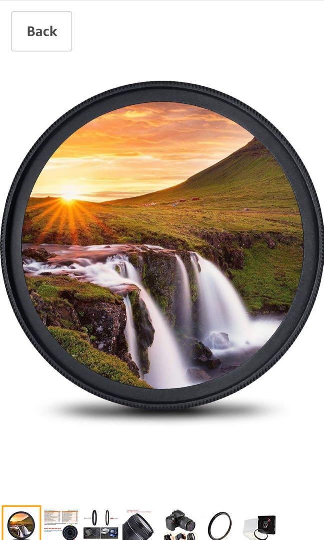 WAKA digital UV filter 55mm, Photography, Lens & Kits on Carousell