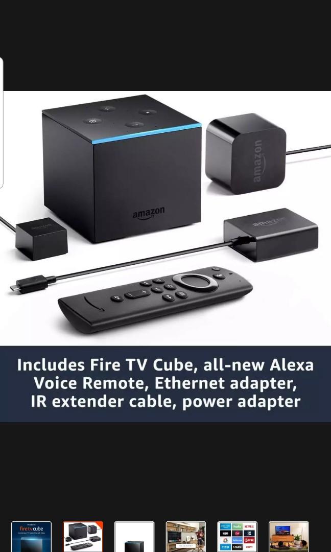 Amazon Fire TV Cube, TV & Home Appliances, TV & Entertainment ...