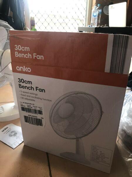 Anko 30cm Bench Fan, Furniture & Home Living, Lighting & Fans, Fans on ...