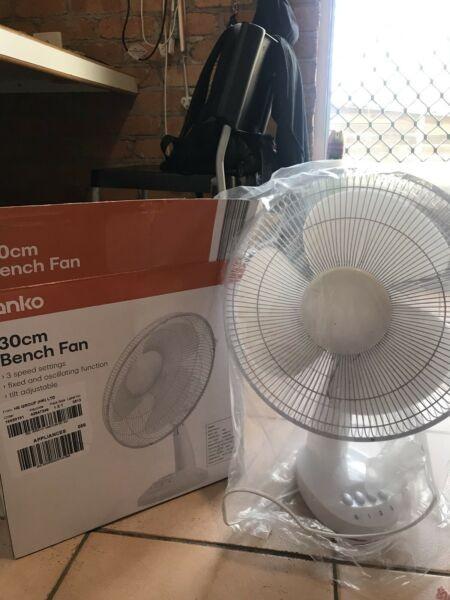 Anko 30cm Bench Fan, Furniture & Home Living, Lighting & Fans, Fans on ...