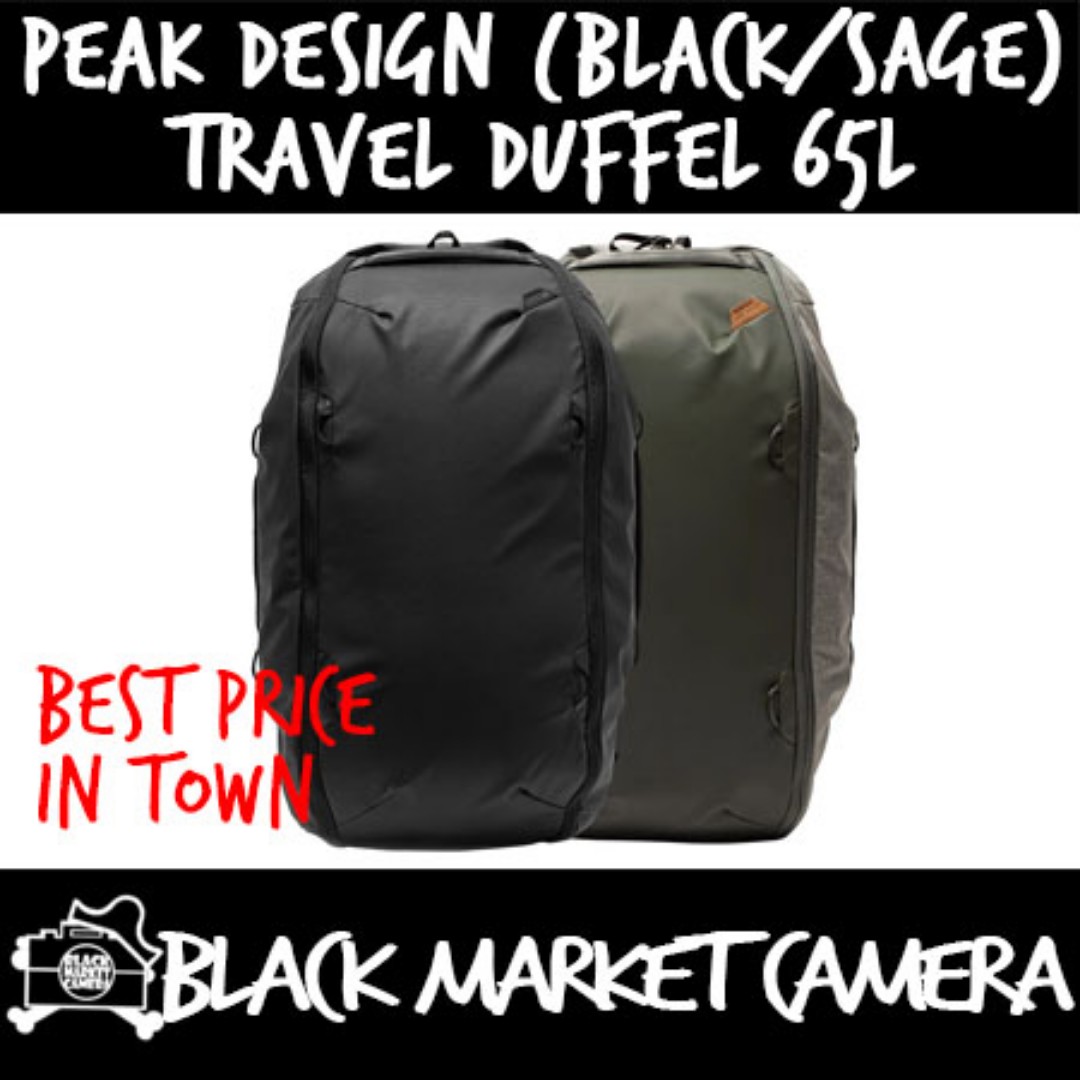 [BMC] Peak Design Travel Duffelpack 65L (Available in Black/Sage ...