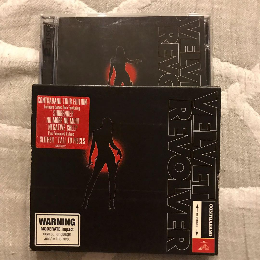 CD:Velvet Revolver-Contraband(2CDs) Tour Edition, Hobbies & Toys, Music ...