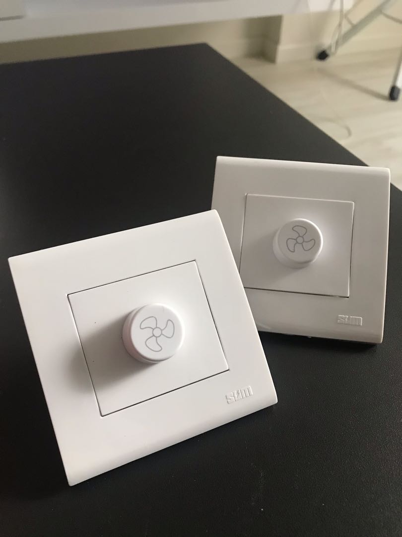 Ceiling Fan Speed Control Wall Switch, Furniture & Home Living ...