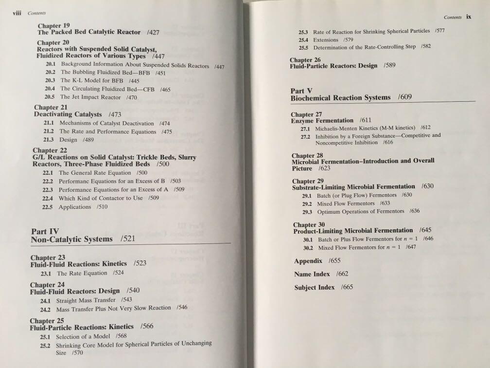 CN2116 Chemical Engineering Reaction Kinetics & Reactor Design Textbook ...