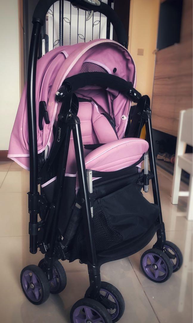 Combi single-hand fold stroller, Babies & Kids, Going Out, Strollers on ...