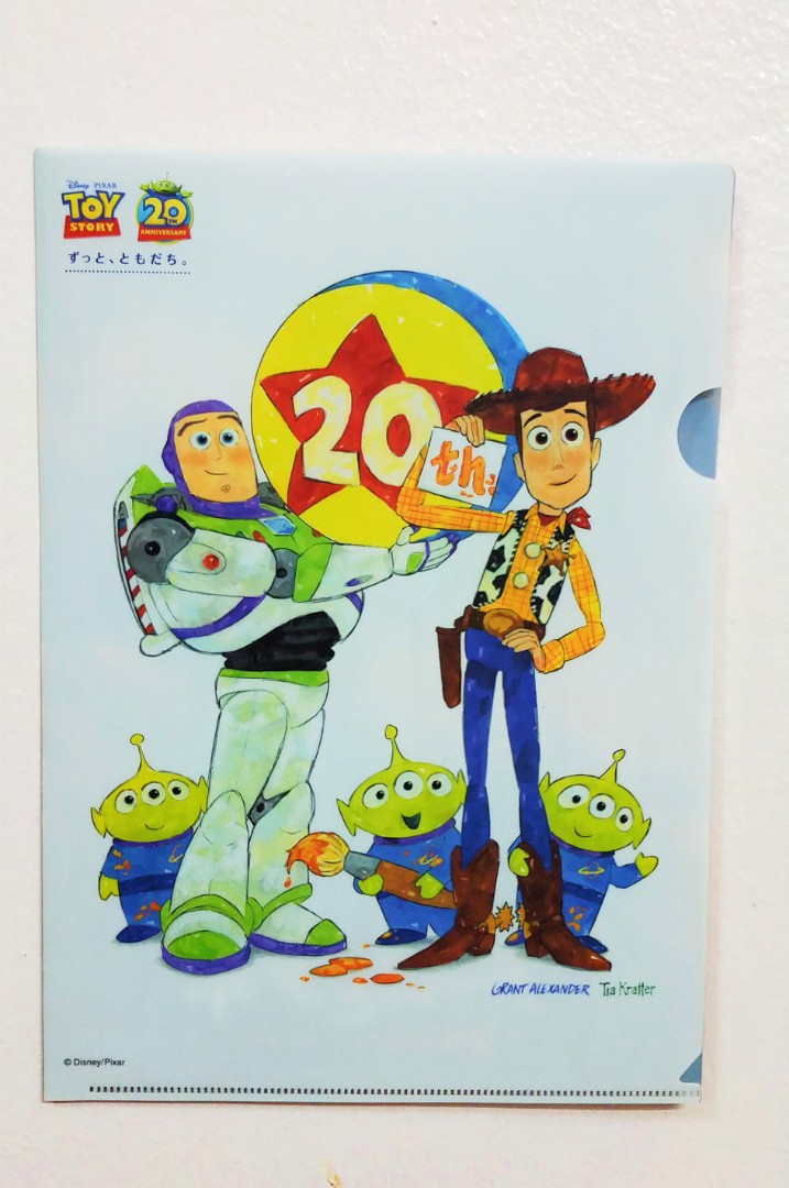 Disney Toystory A4 File Folder, Hobbies & Toys, Stationery & Craft ...